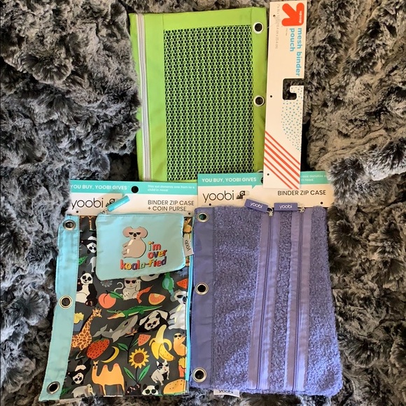 Yoobi | Office | The Cool Kids Pouch Set Set Of 3 | Poshmark